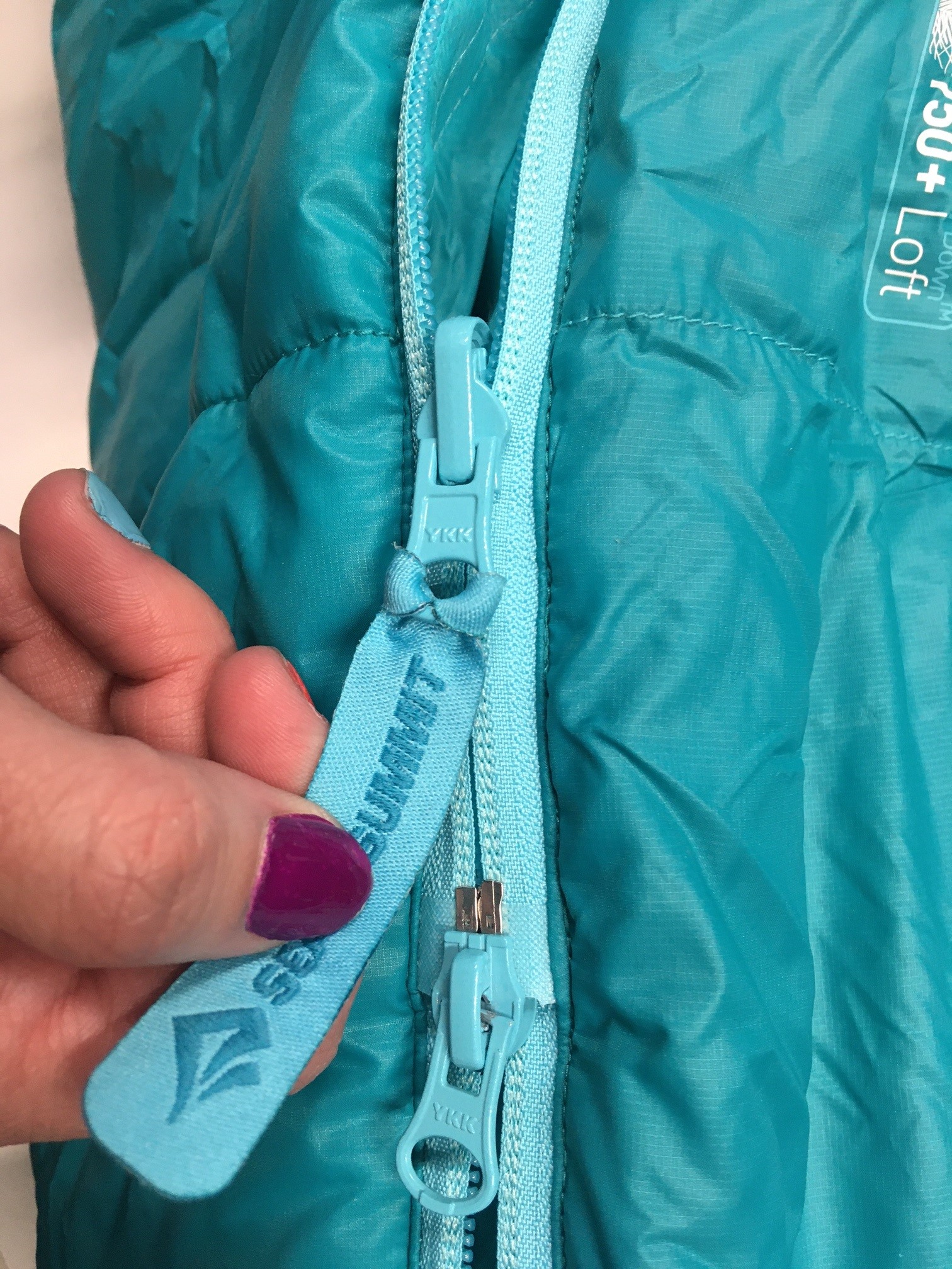How to open the footbox zipper of a Free Flow Zip sleeping bag (to open ...